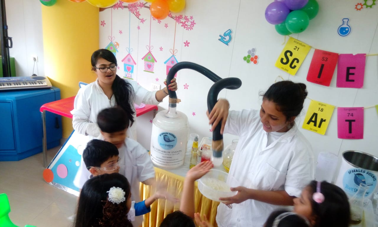 Blue Sparrow Science Party - Science Themed Birthday Party, Science ...